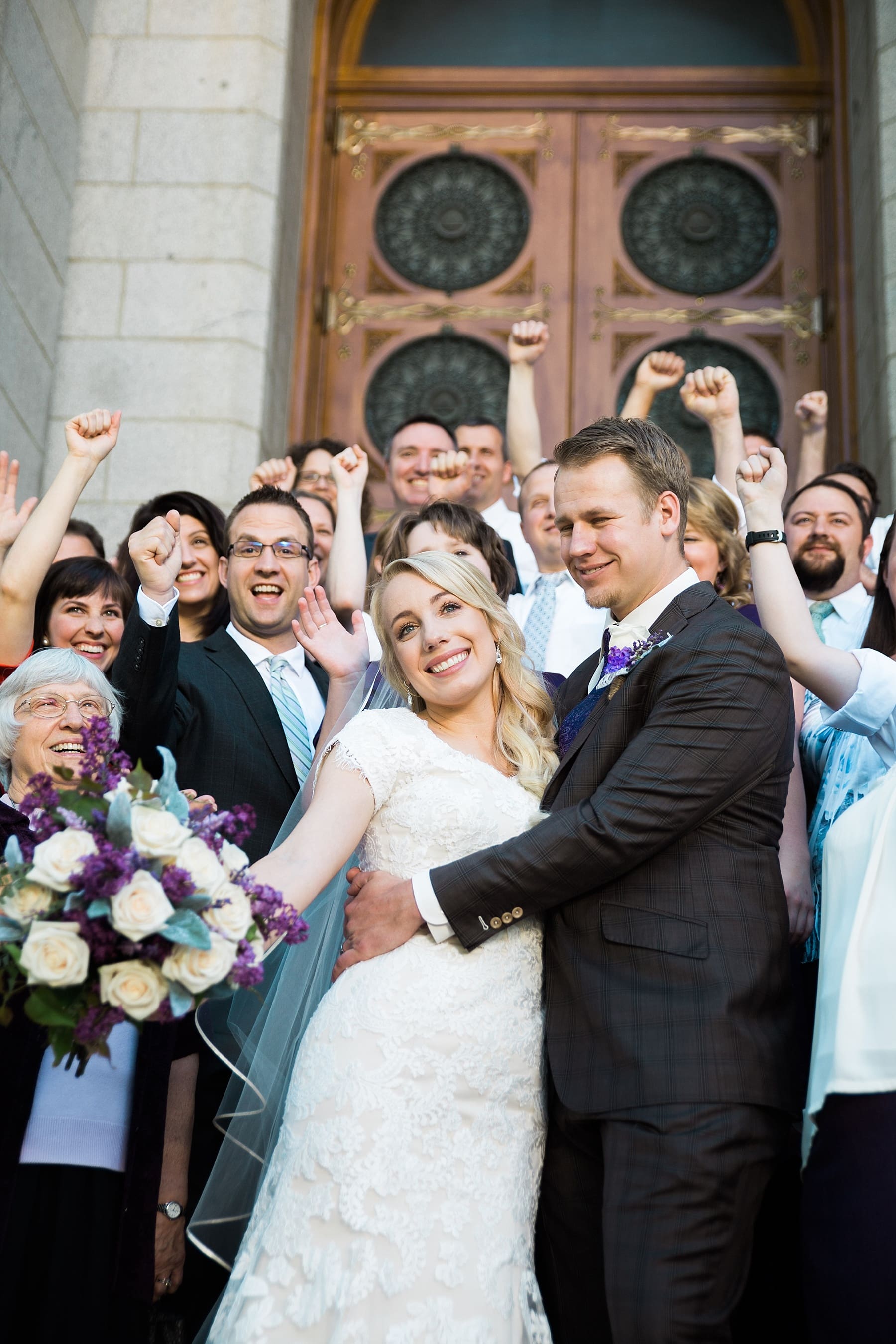 Mr. & Mrs. Jorgensen Salt Lake Temple Wedding - Tasha Rose