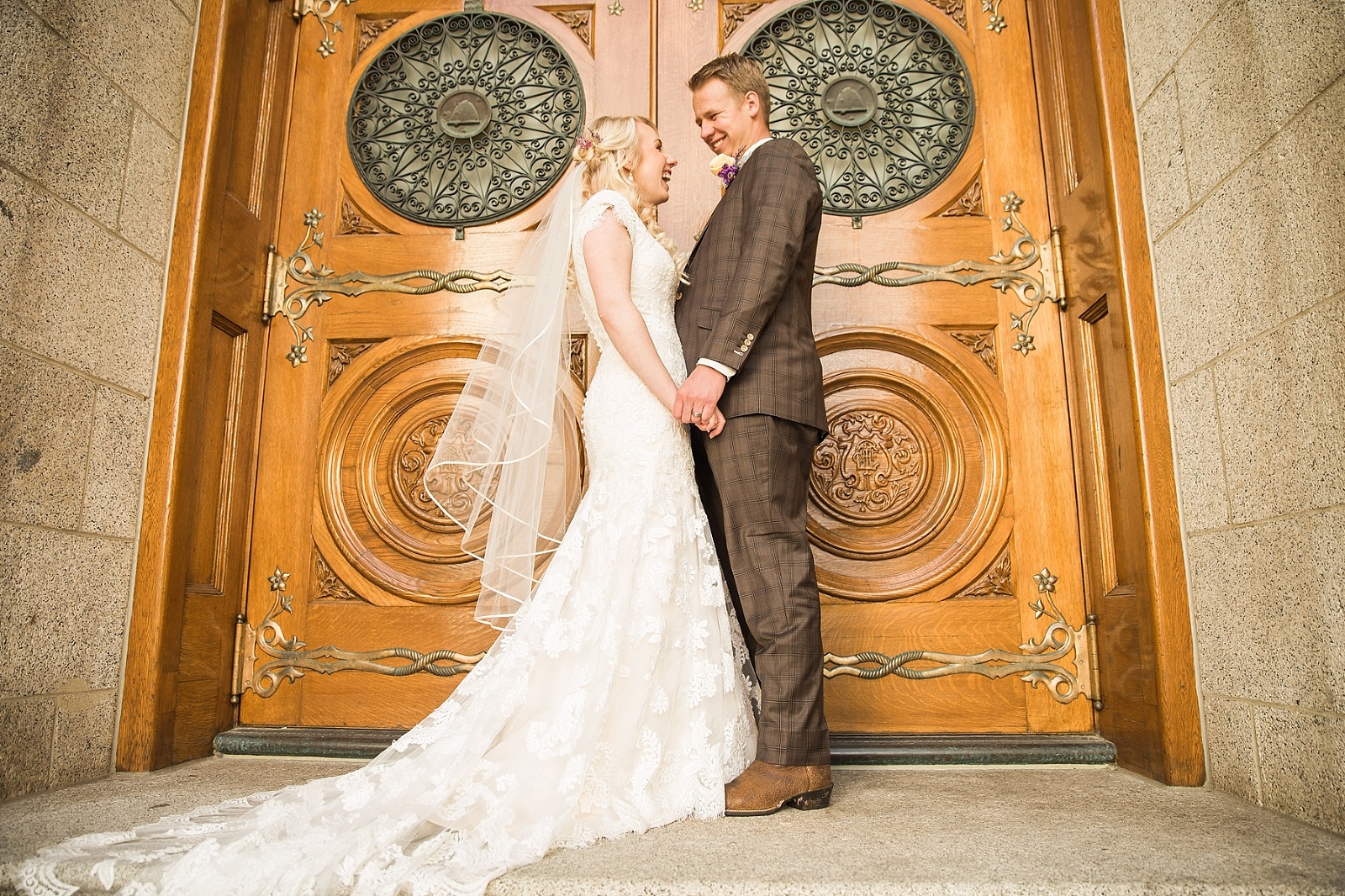 Mr. & Mrs. Jorgensen Salt Lake Temple Wedding - Tasha Rose