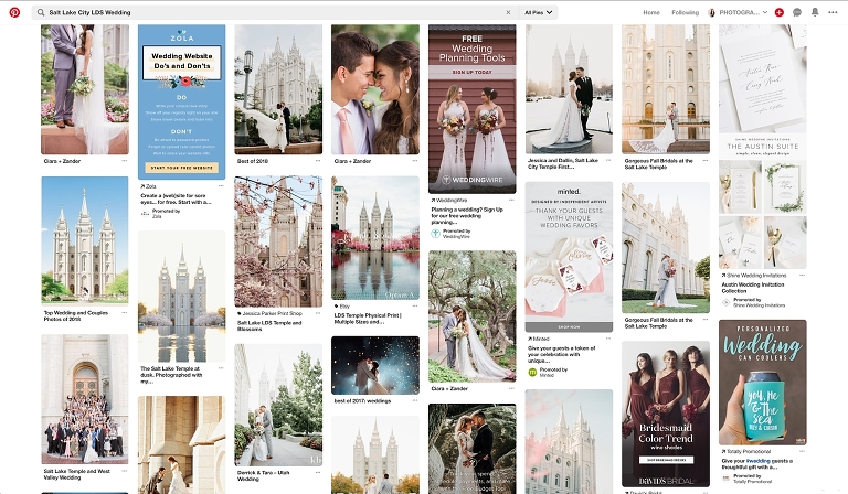 How to Use Pinterest to Plan Your Wedding || Utah Wedding Photographer ...