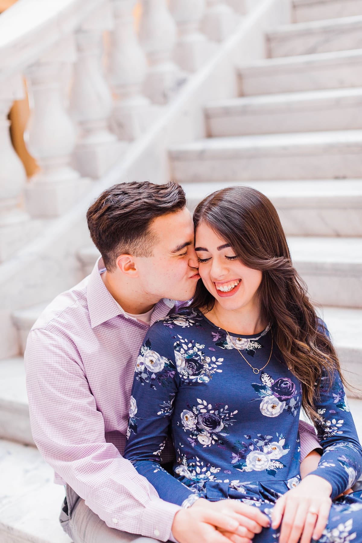 Spring Engagement Session at the Utah State Capitol Building || Salt ...