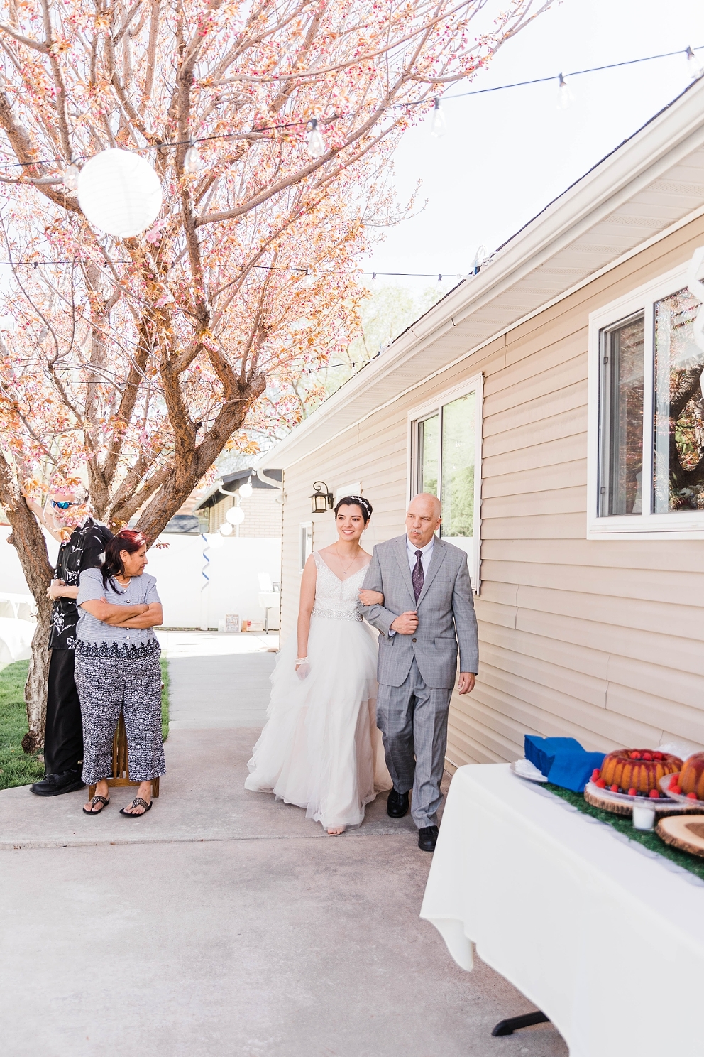 Sweet and Intimate Backyard Spring Wedding || Draper, Utah - Tasha Rose