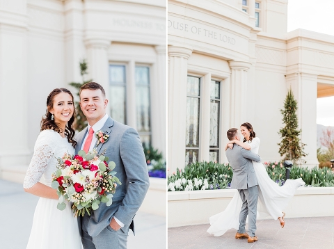 Pretty Spring Wedding at the Oaks Event Center || Payson, Utah - Tasha Rose