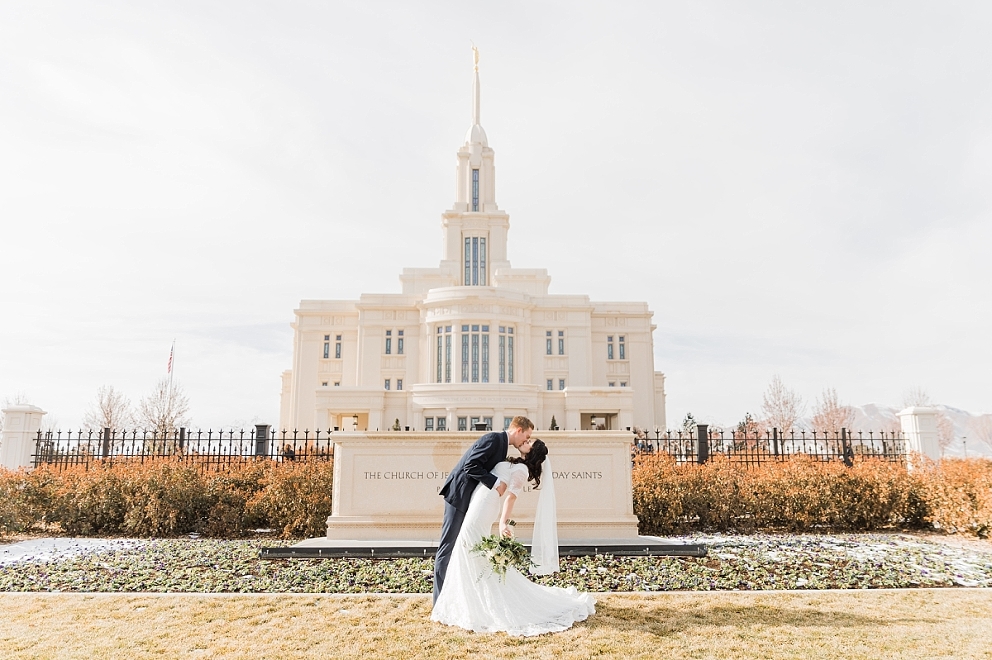 Dreamy Bridals and Sunny Wedding at the Payson Temple || Payson, Utah ...
