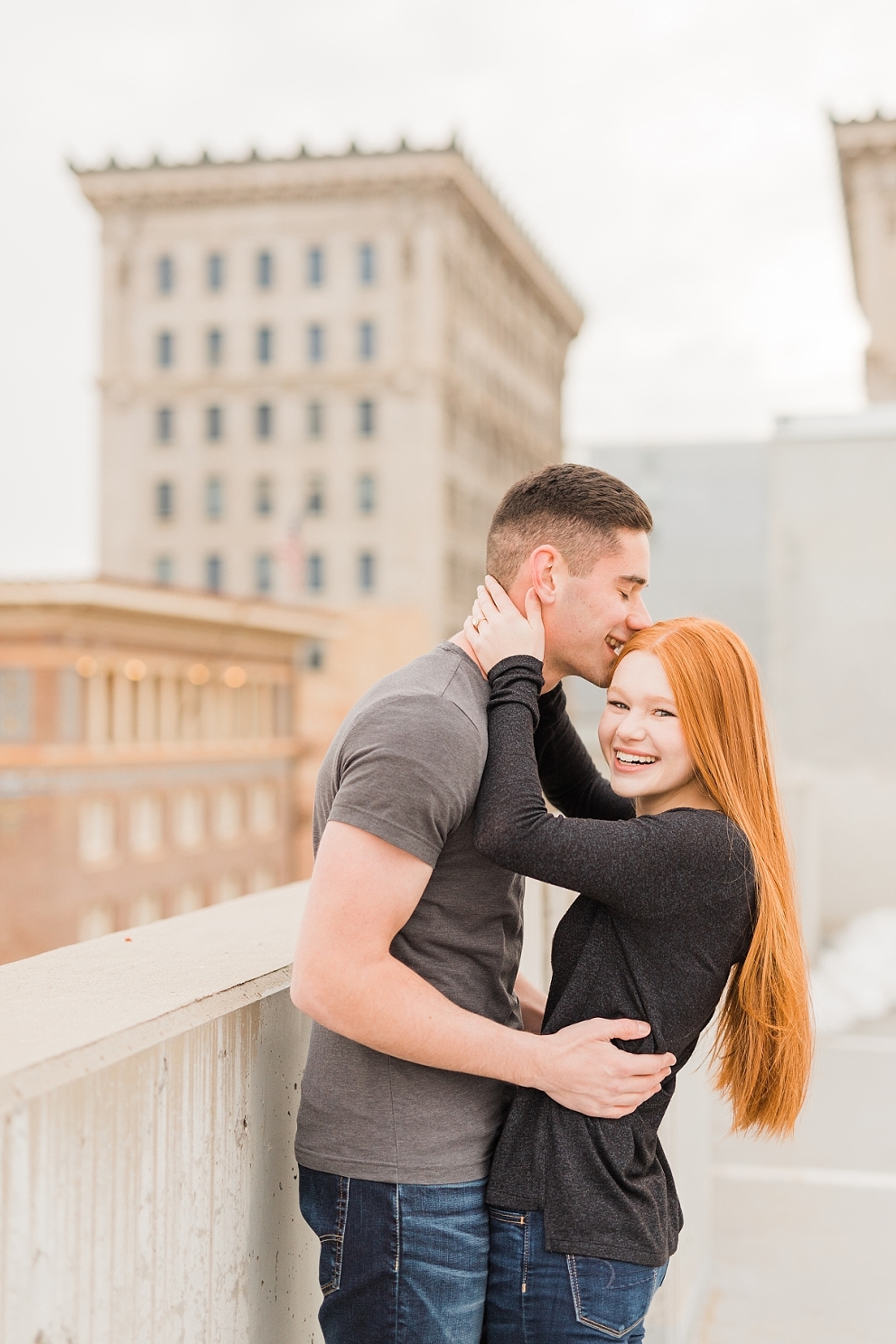 Stunning Couples Session Overlooking Utah on top of The Exchange ...