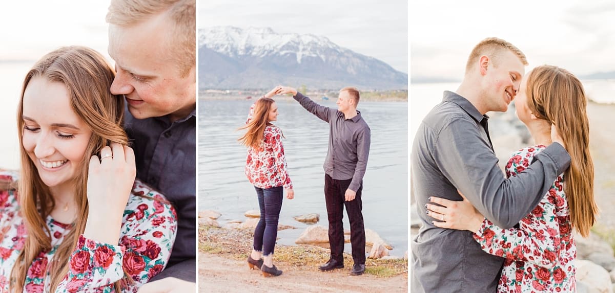 Timeless and Candid Engagement Session at Utah Lake || Provo, Utah ...