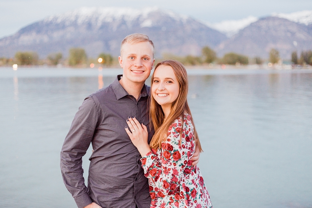 Timeless and Candid Engagement Session at Utah Lake || Provo, Utah ...