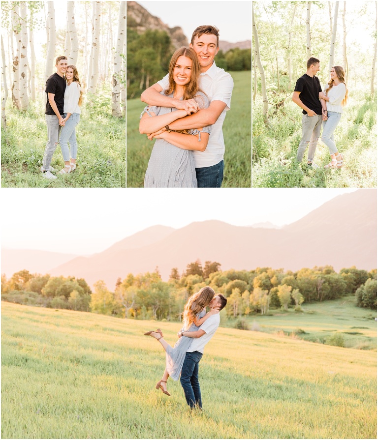 Dreamy Engagement Photos At Squaw Peak | The Barbers - Tasha Rose
