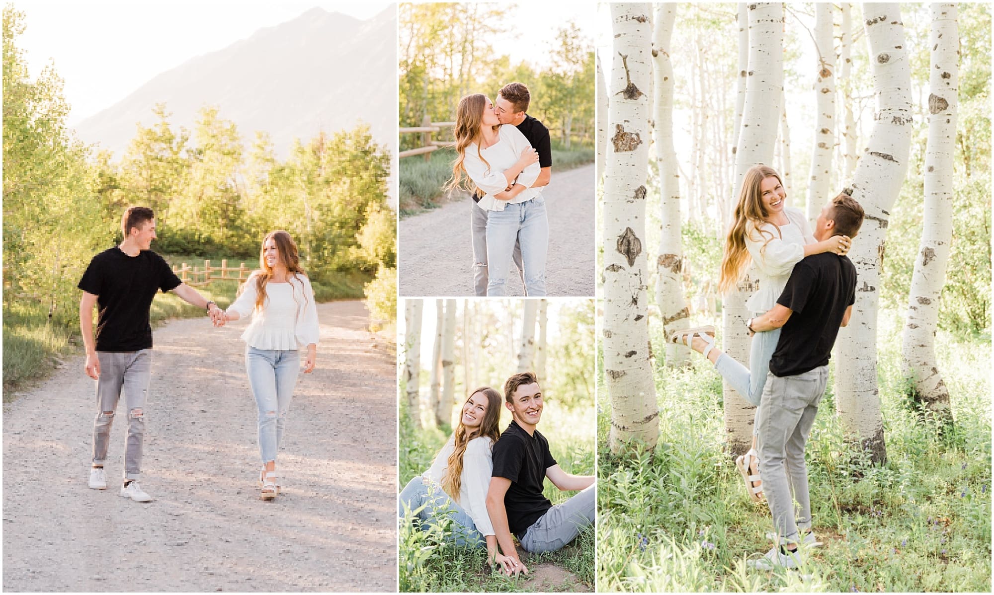 Dreamy Engagement Photos At Squaw Peak | The Barbers - Tasha Rose