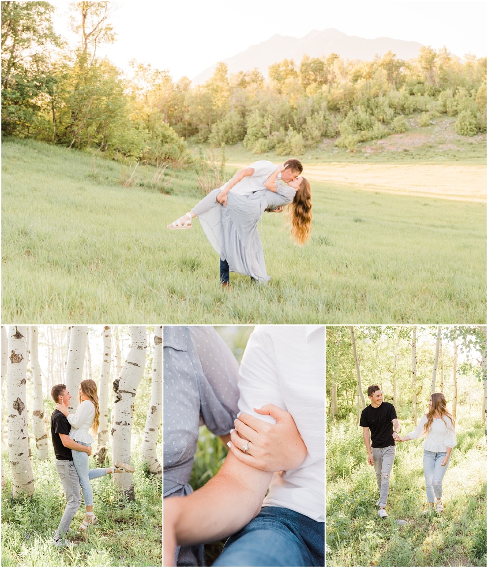 Dreamy Engagement Photos At Squaw Peak | The Barbers - Tasha Rose