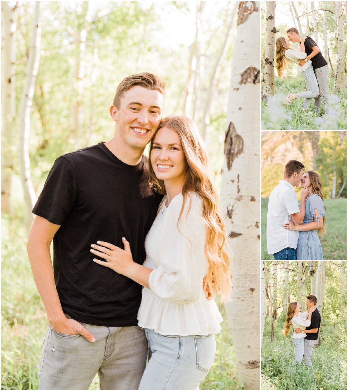 Dreamy Engagement Photos At Squaw Peak | The Barbers - Tasha Rose