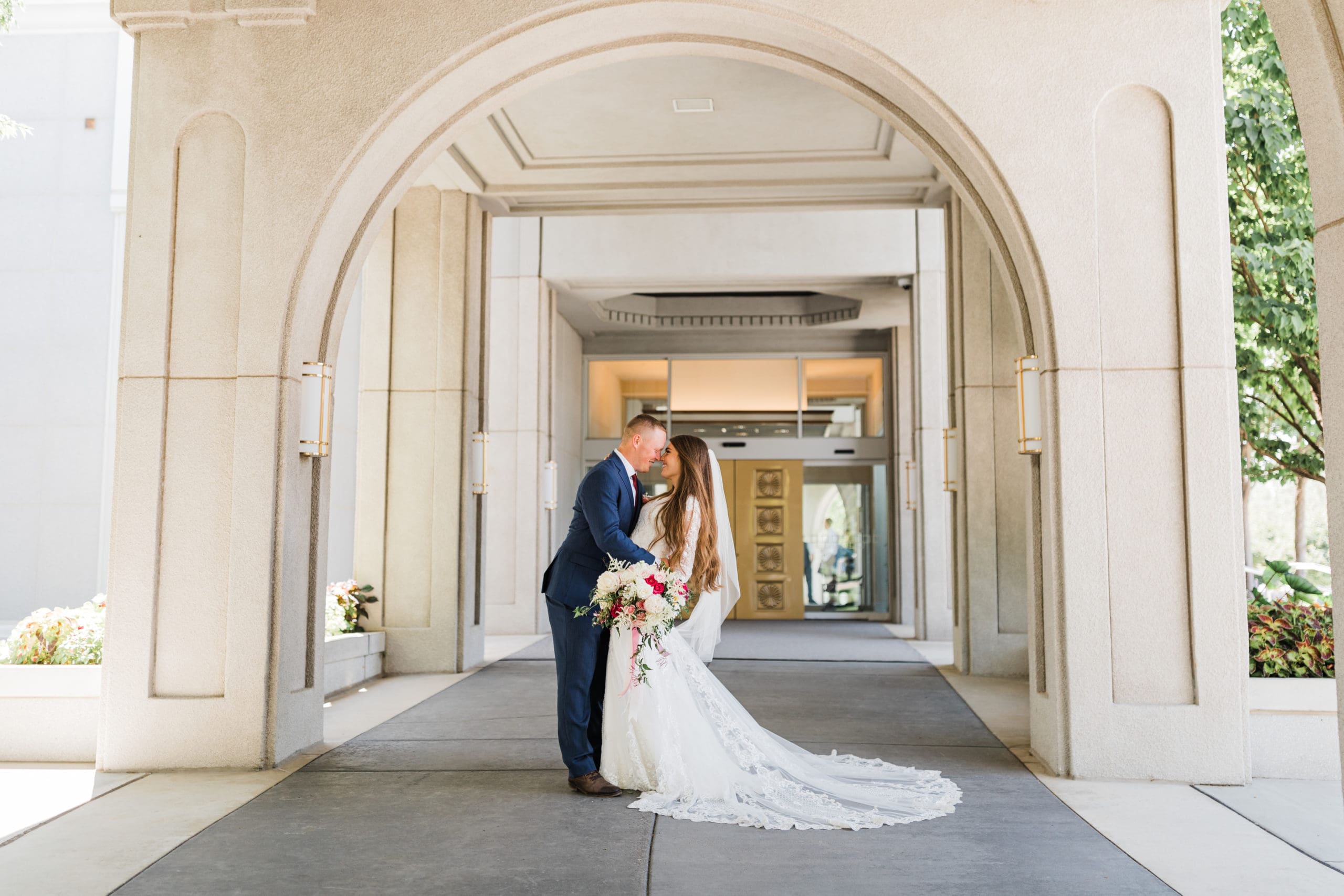 Beautiful Summer Wedding At The Mount Timpanogos Temple | The Maxwells ...